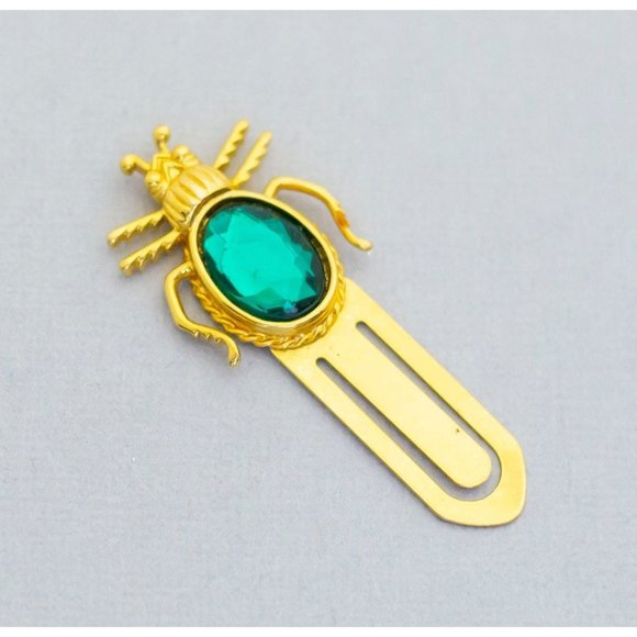 Cindy Adams | Other | Golden Beetle Vintage Bookmark Made By Cindy ...